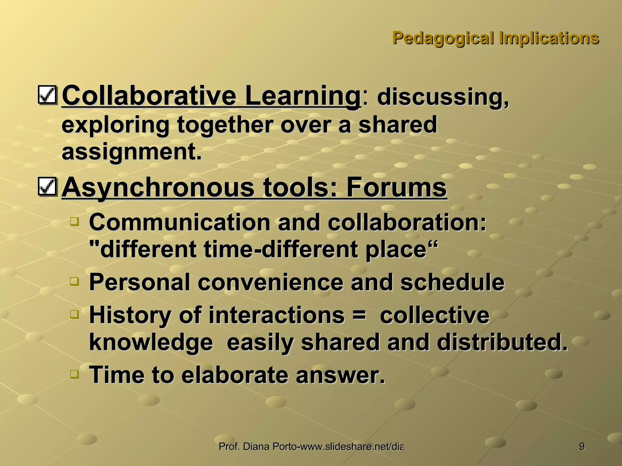 Effective Use Of Forums | PPT