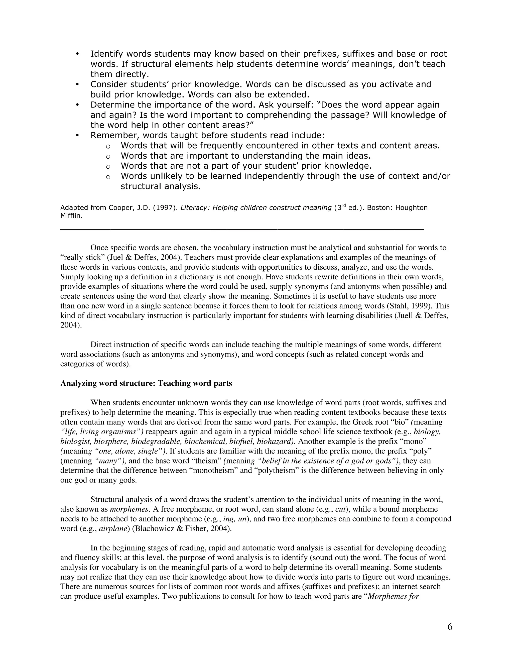 Effective vocabulary-instruction | PDF