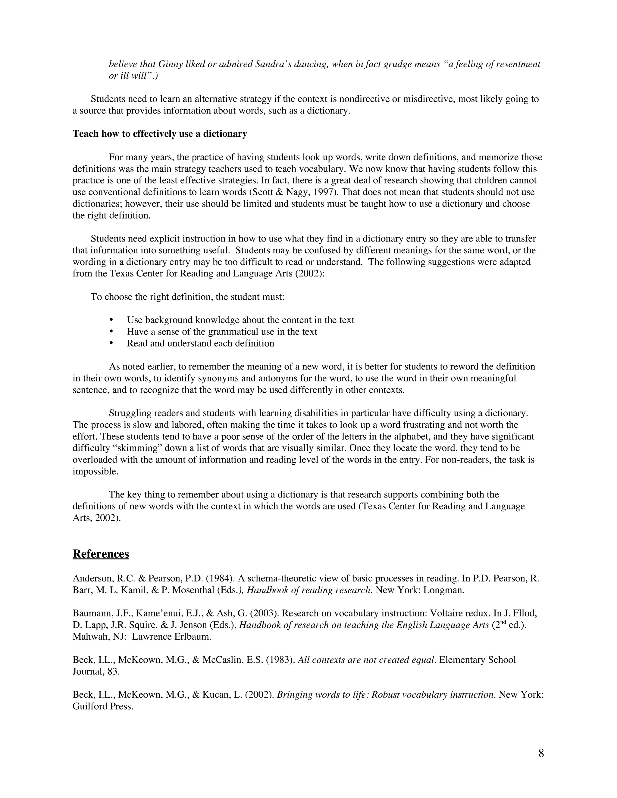 Effective vocabulary-instruction | PDF