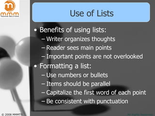 Effective Writing Skills | PPT