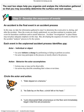 Effective accident investigation | PPT