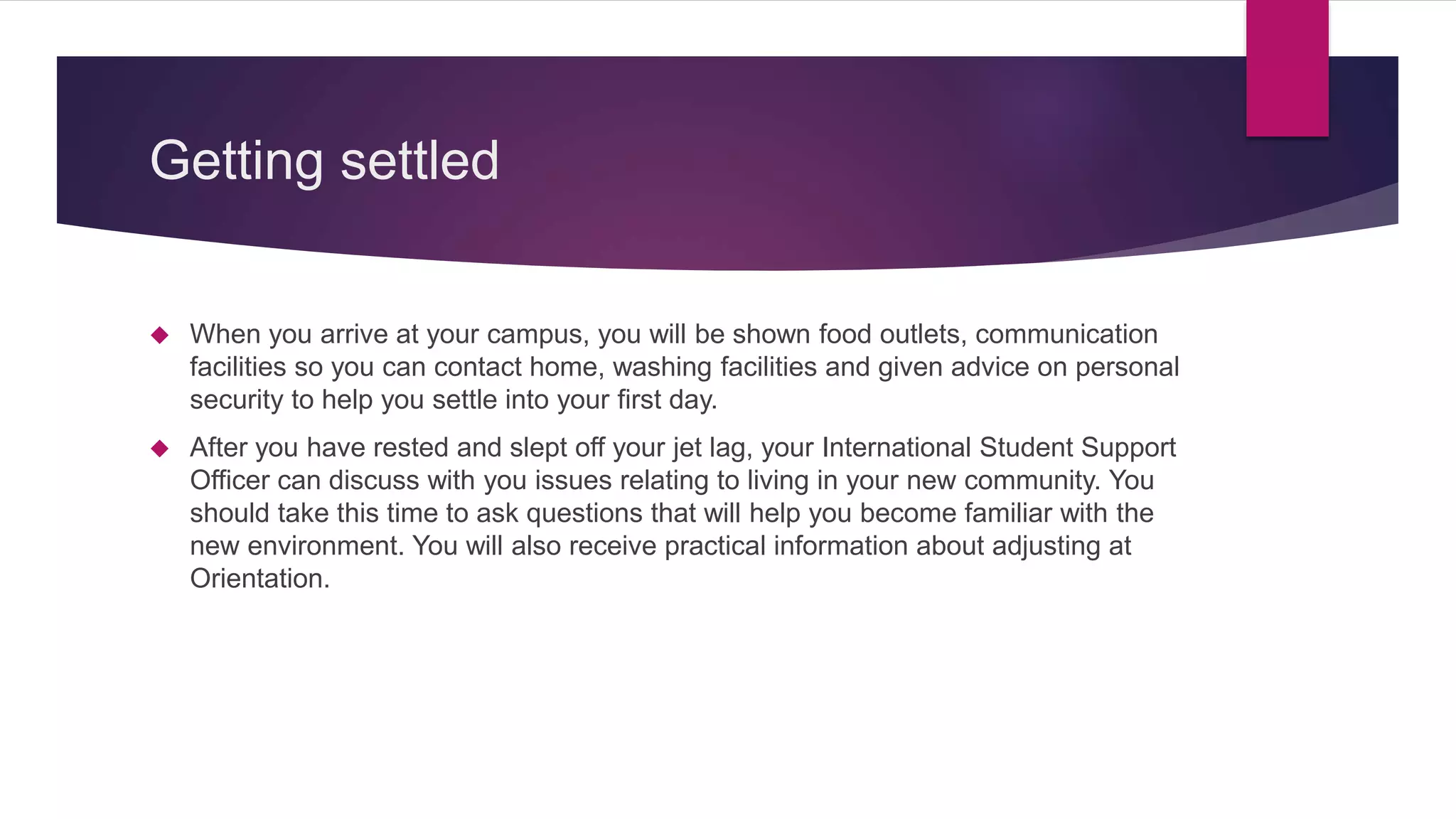 Effective adjustment to the new environment | PPTX