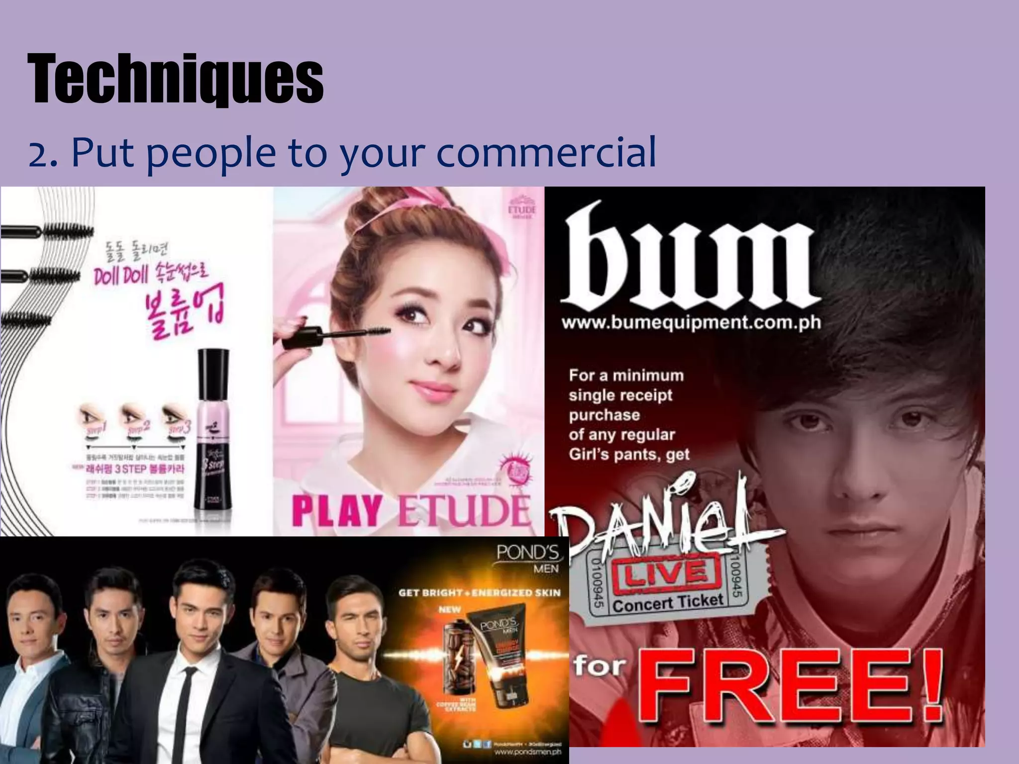 Effective advertising techniques | PPTX