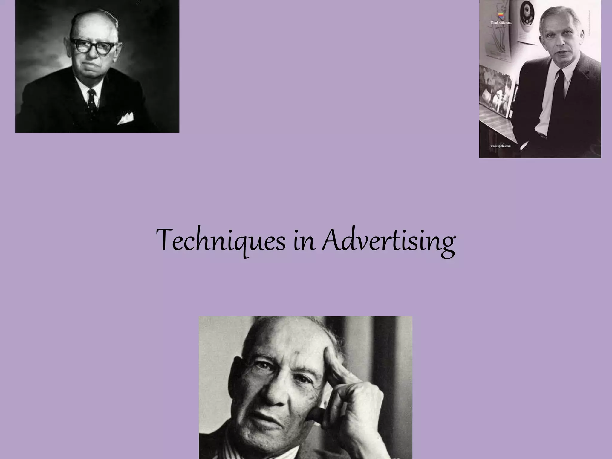 Effective advertising techniques | PPTX