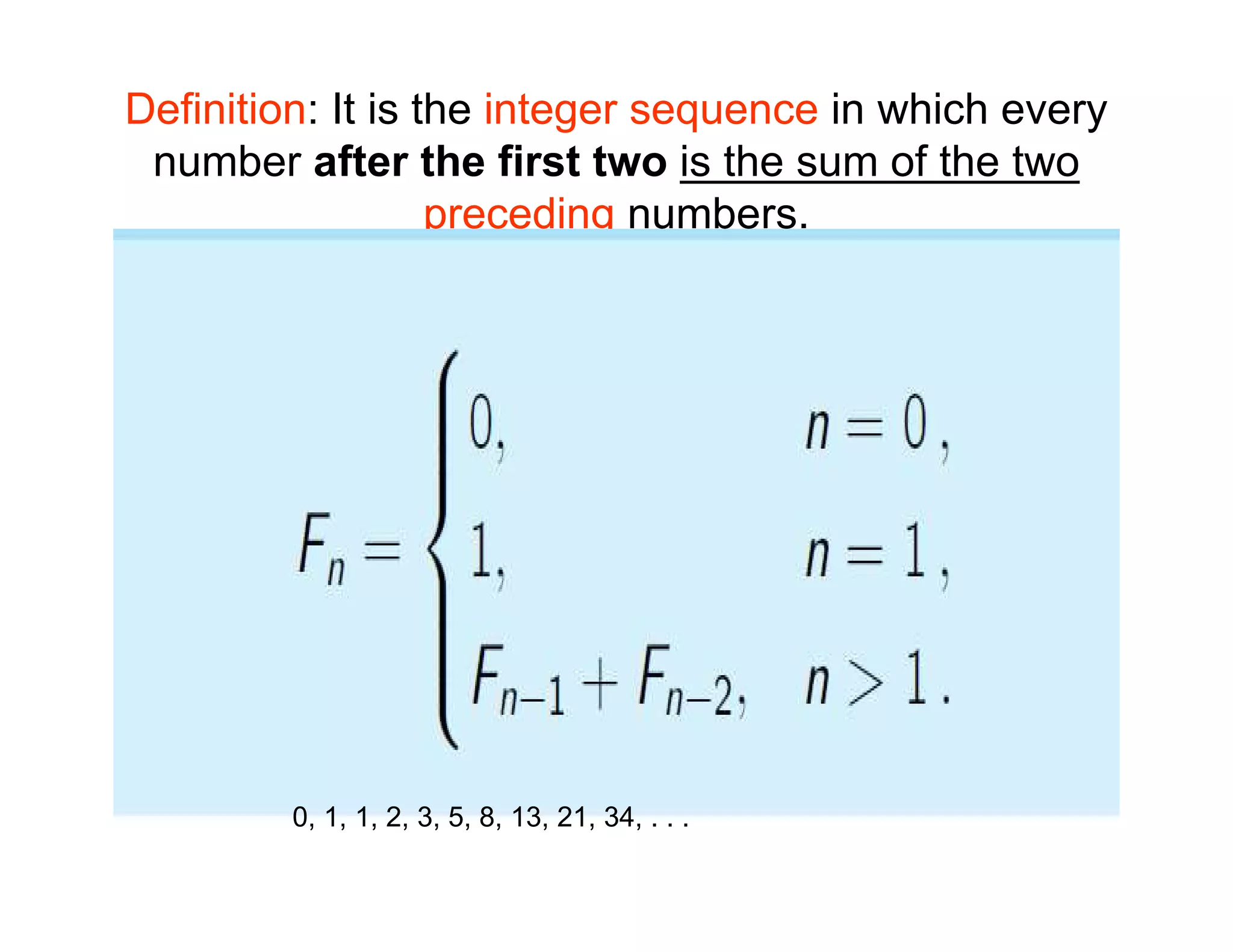 Effective Algorithm For N Fibonacci Number By Professor Lili Saghafi Ppt