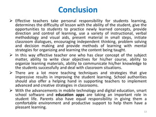 Effective and Ineffective Teaching by Dr.Pachaiyappan | PDF