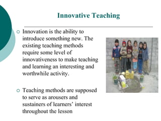 Effective and innovative Teaching lecture 1.ppt | Professional School ...