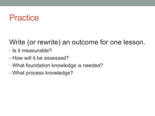 Effective and measurable learning outcomes | PPT