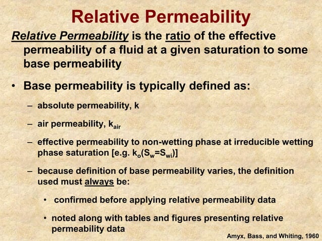 effective and relative permeability (2).ppt | Geology | Science