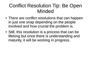 Effective and Reliable Conflict Resolution Tips | PPT