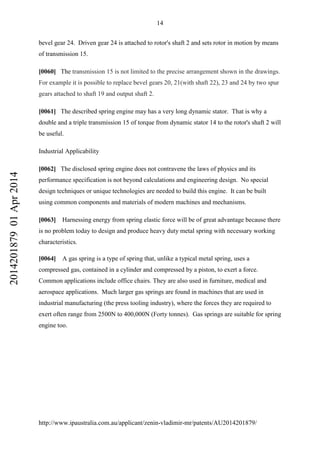 Effective and safe way to create energy by spring force without causing ...