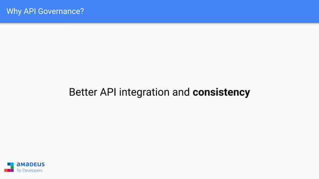 Effective API Governance: Lessons Learnt | PPT