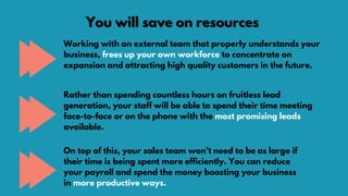 Effective appointment setting - The Benefits Behind Outsourcing | PPT