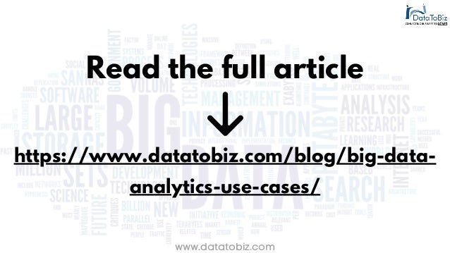 Effective Big Data Analytics Use Cases in 20+ Industries | PDF