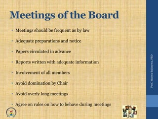 Effective board performance | PPT