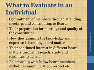 Effective board performance | PPT