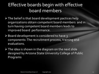Effective boards presentation | PPTX