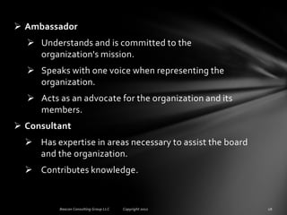 Effective boards presentation | PPTX