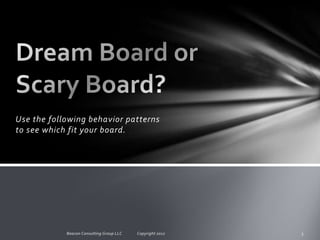 Effective boards presentation | PPTX