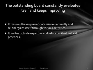 Effective boards presentation | PPTX
