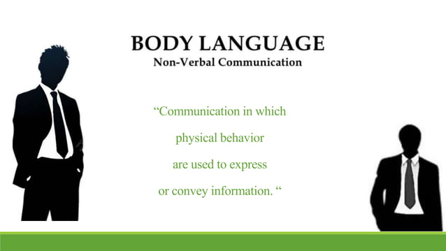 Effective Body Language For Presentation Skills | PPTX