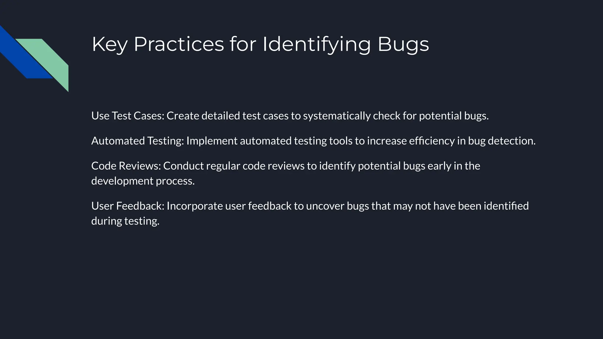 Effective Bug Identification-Best Practices and Techniques | PDF