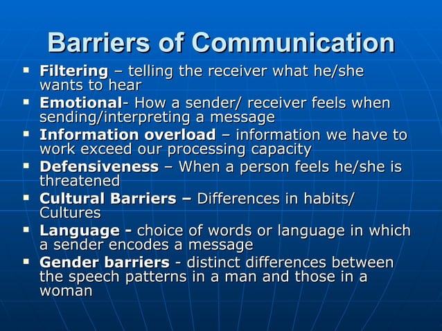 Effective Business Communication & Barriers | PPT | Free Download