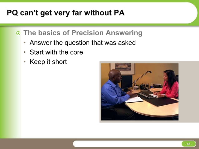 Effective Business Communication with Precision Questioning and ...