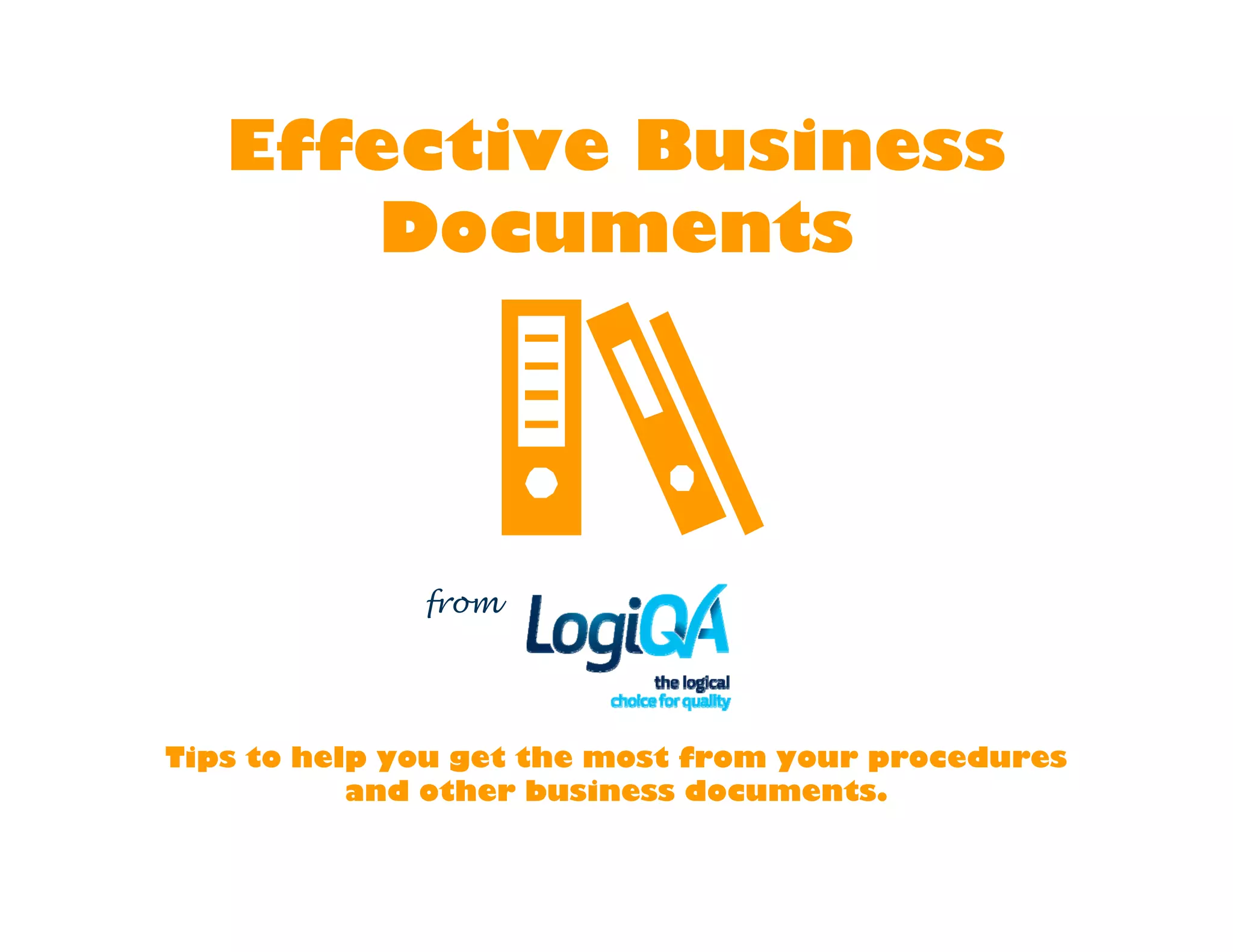 Effective business documents | PDF