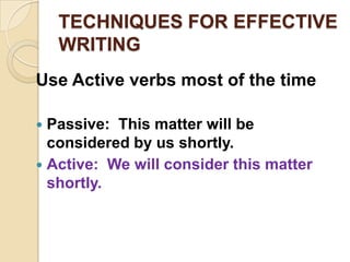 Effective business writing | PPT