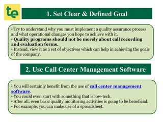 21 Best Practices for Effective Call Quality Monitoring | PPTX ...