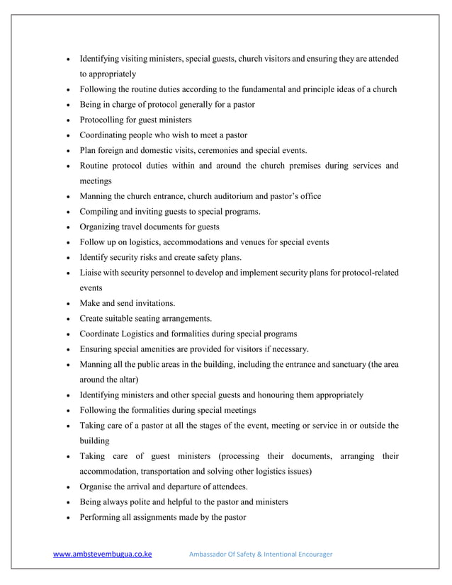 EFFECTIVE CHURCH PROTOCOL & ETIQUETTE.pdf | Christianity | Religion ...