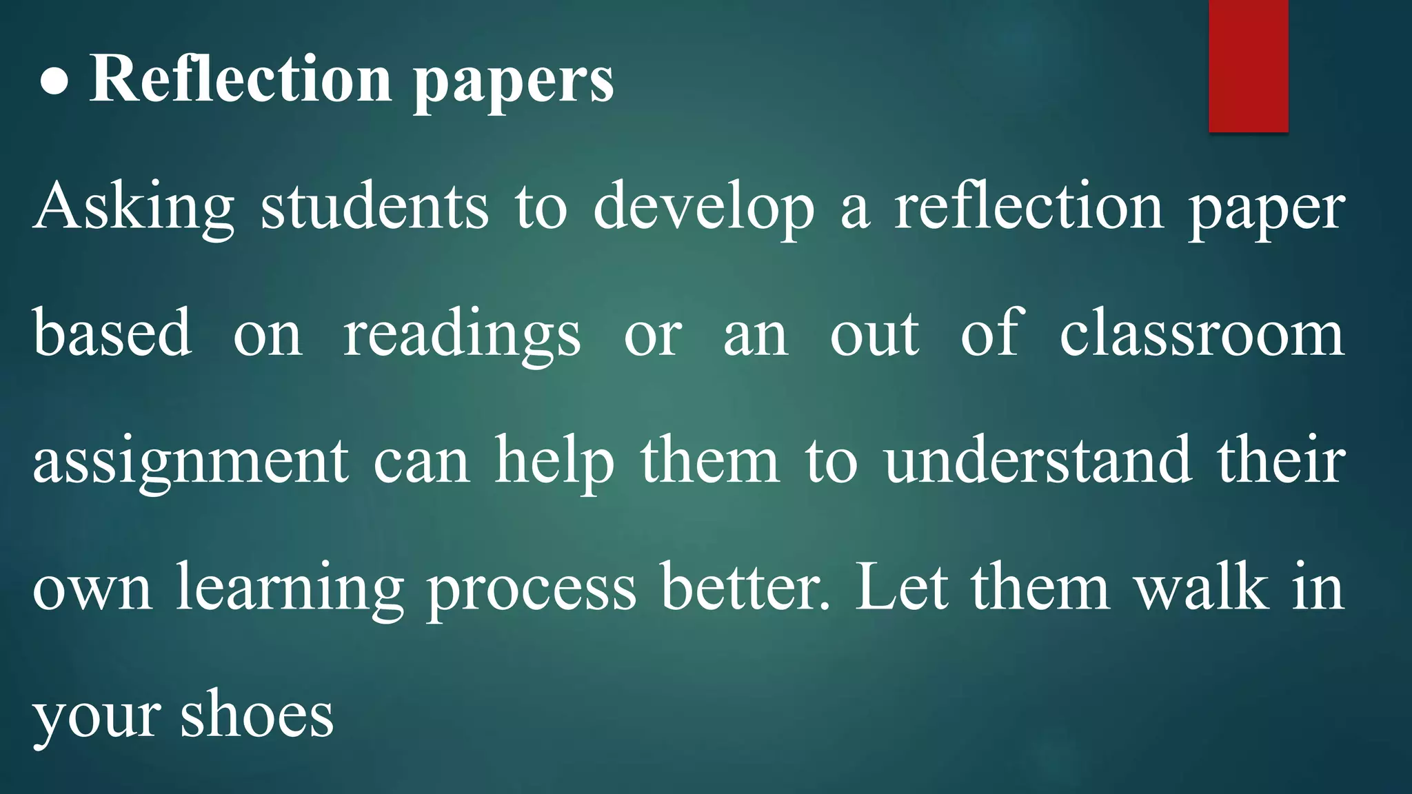 Effective classroom learning activities | PPTX