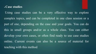 Effective classroom learning activities | PPTX