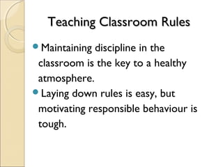 Effective Classroom Management 30 slides | PPT