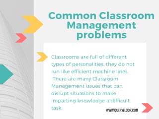 Effective classroom management strategies | PDF