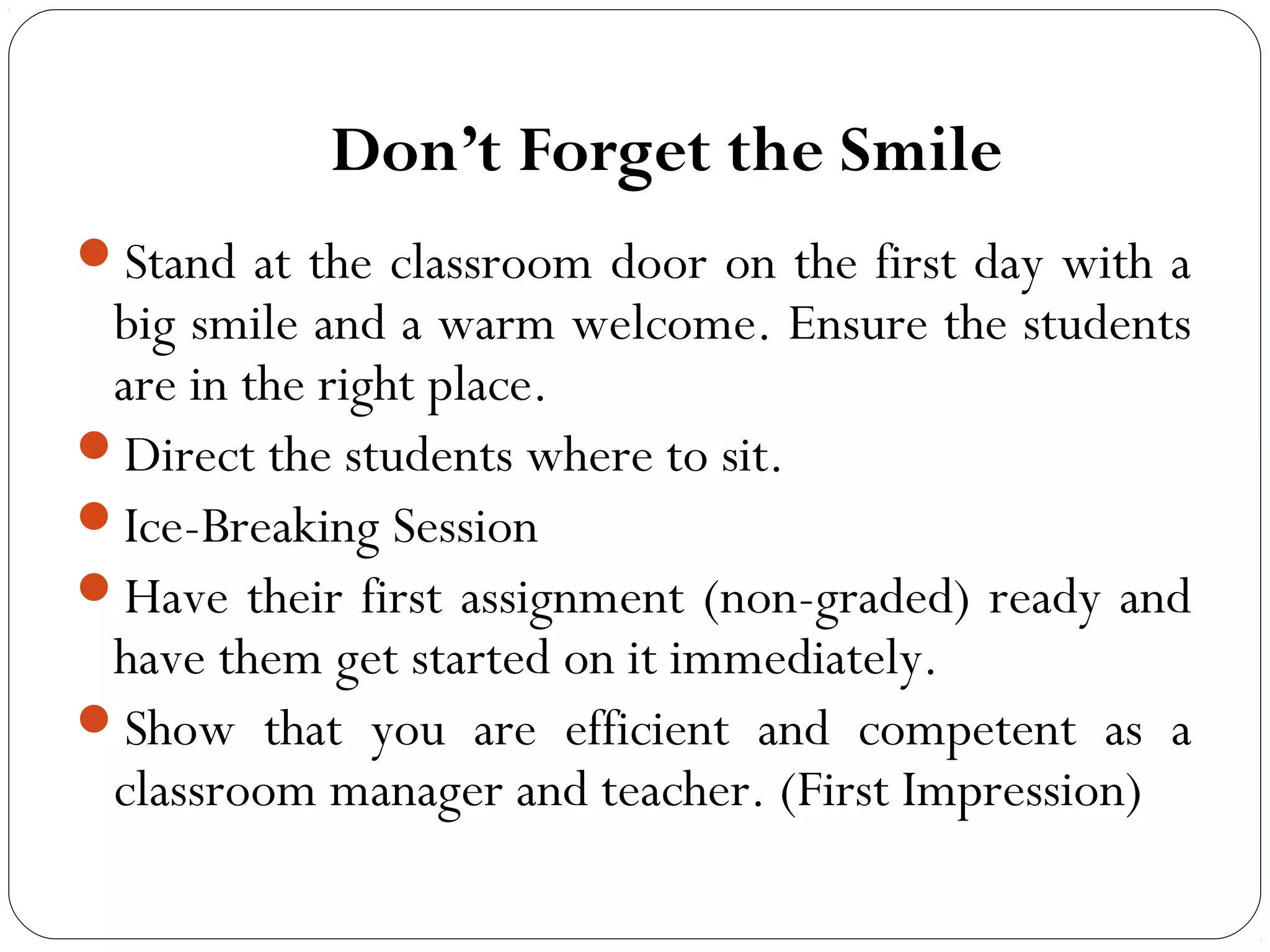 Effective Classroom Management Techniques | PPT