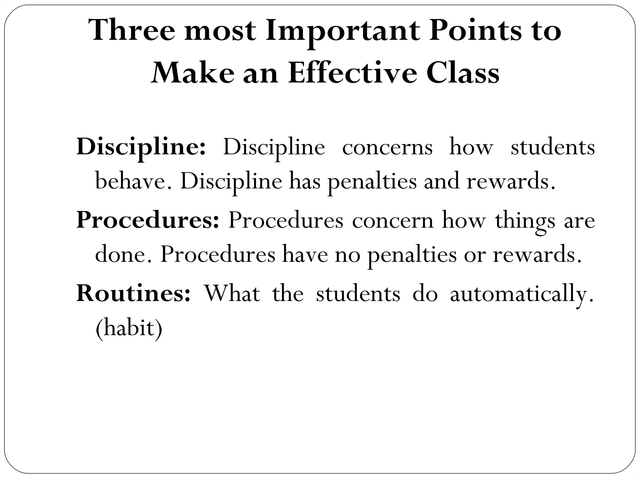 Effective Classroom Management Techniques | PPT