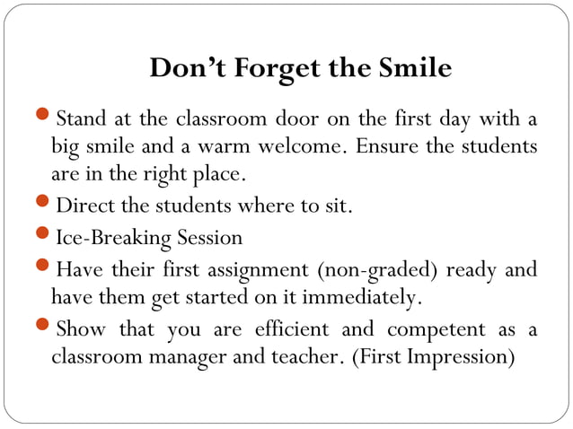 Effective Classroom Management Techniques | PPT