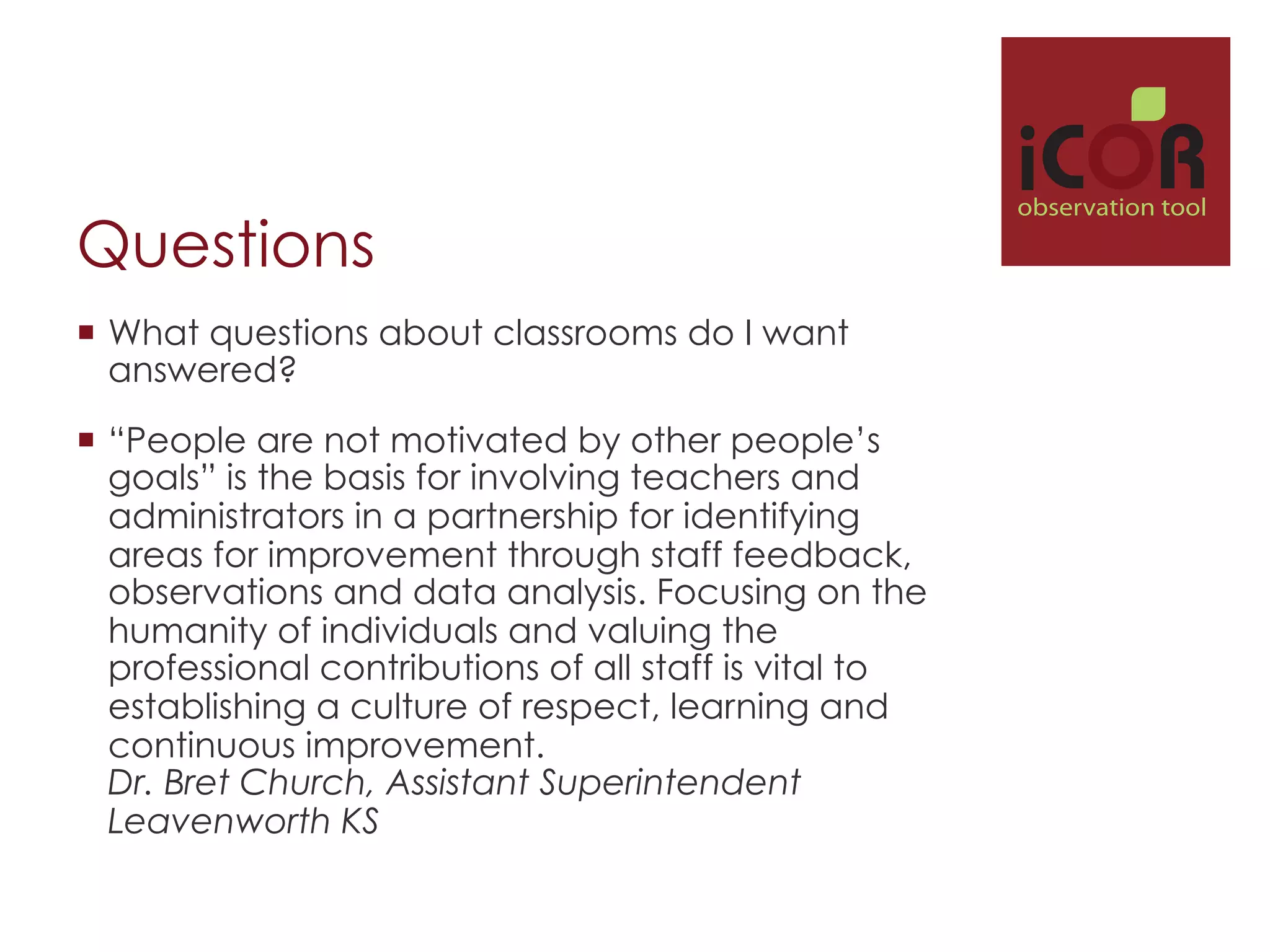 Effective Classroom Observations | PDF