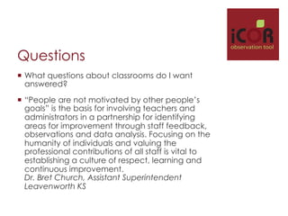 Effective Classroom Observations | PDF