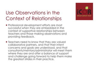 Effective Classroom Observations | PDF