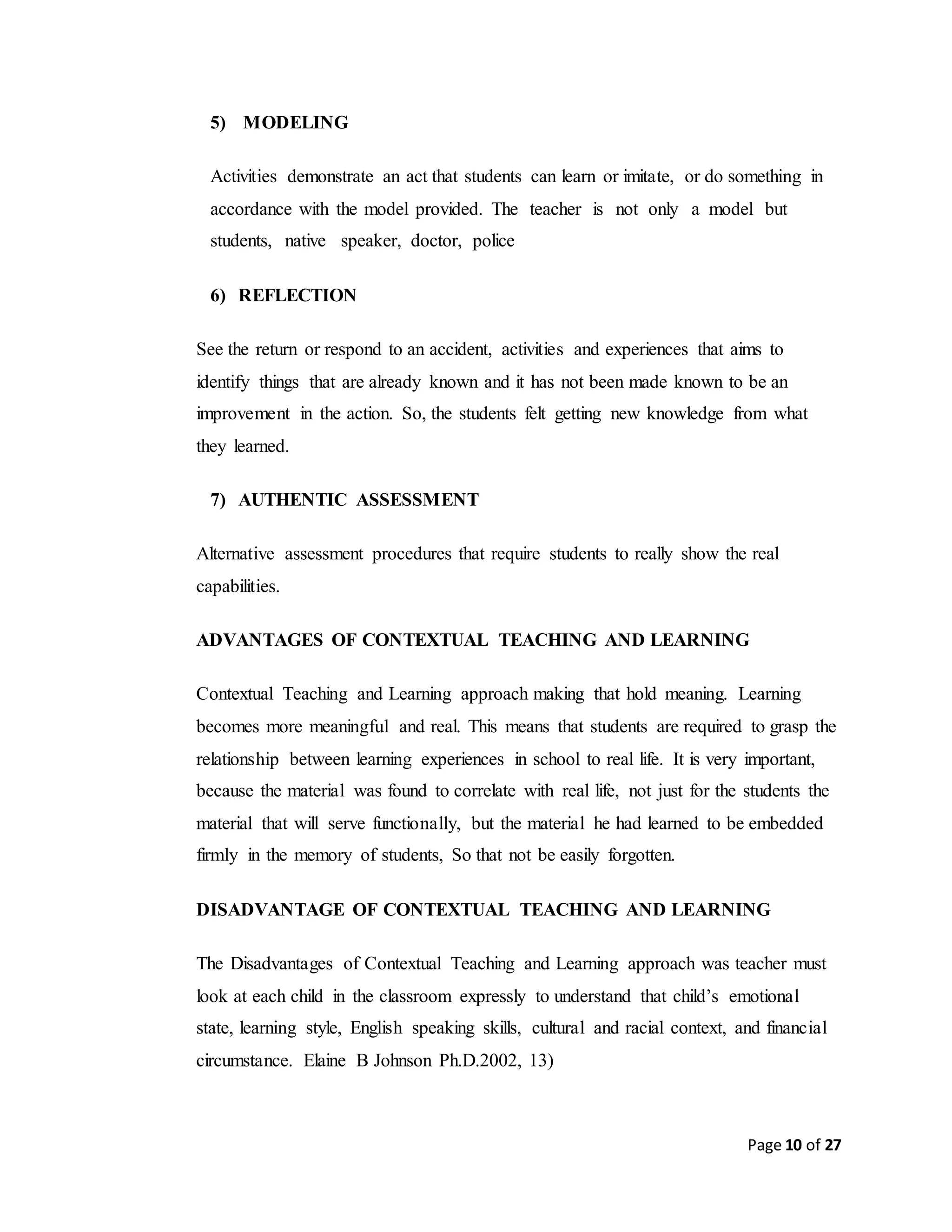Effective classroom strategies | DOCX