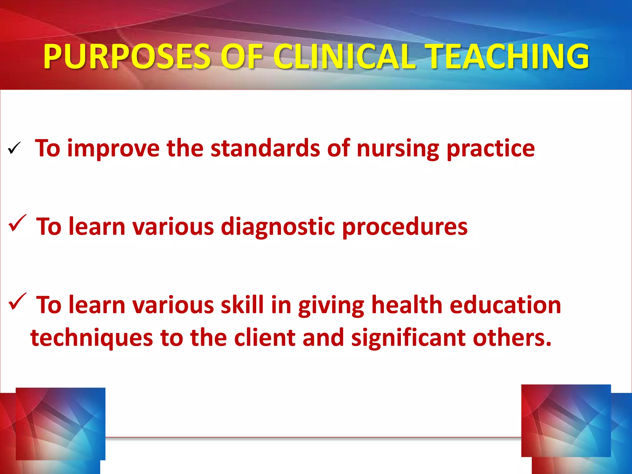 Effective clinical teaching methods - gihs | PPTX | Professional School ...