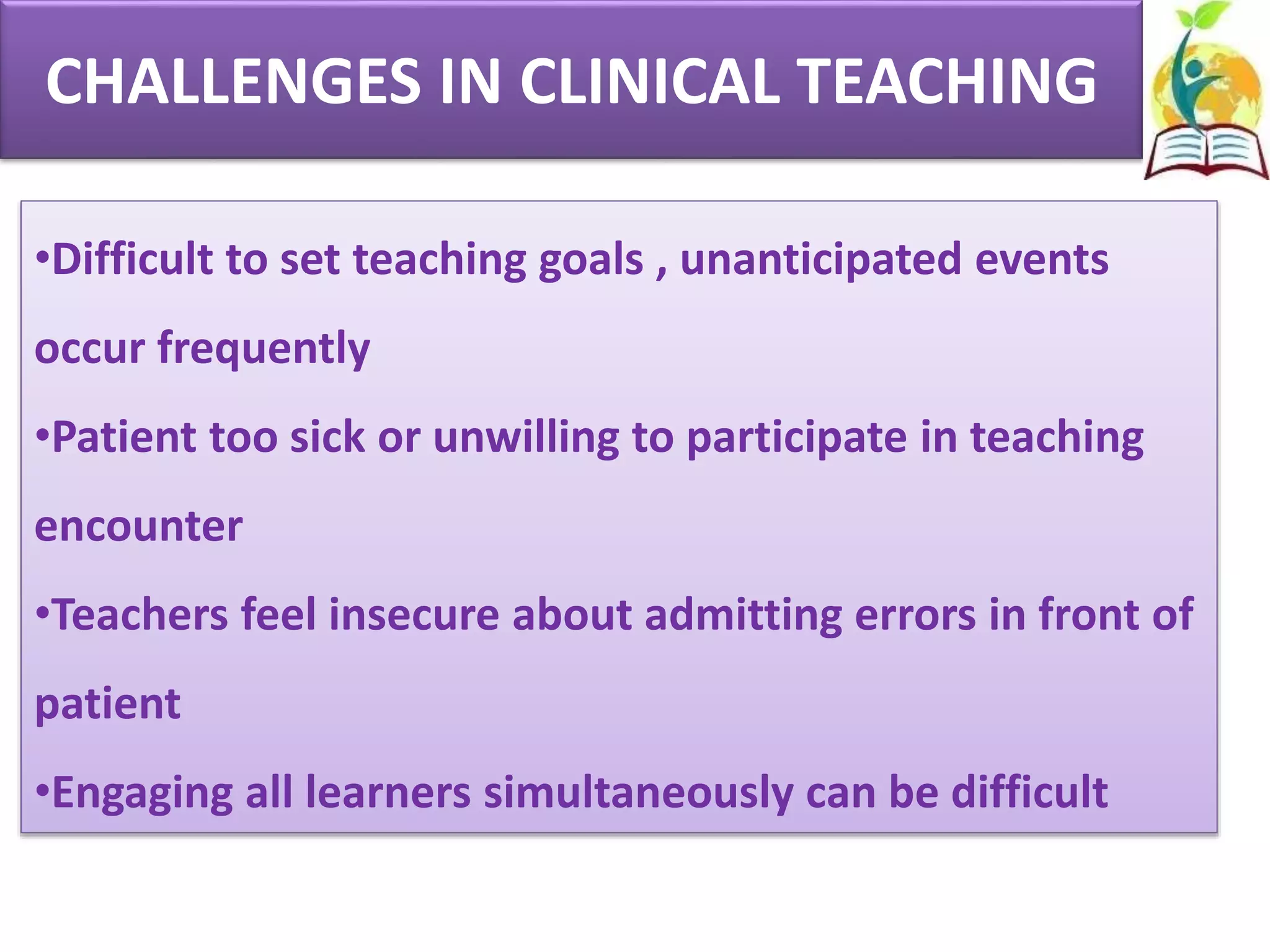 Effective clinical teaching methods - gihs | PPTX | Professional School ...