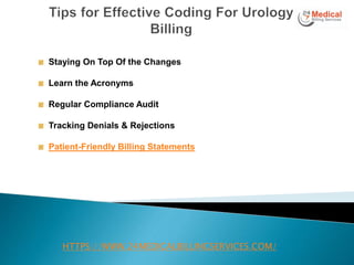 Effective Coding Tips for Urology Billing Services.pptx