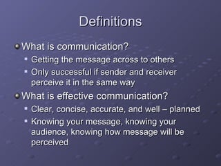 Effective Communication | PPT