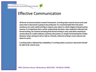 Effective communication | PPTX