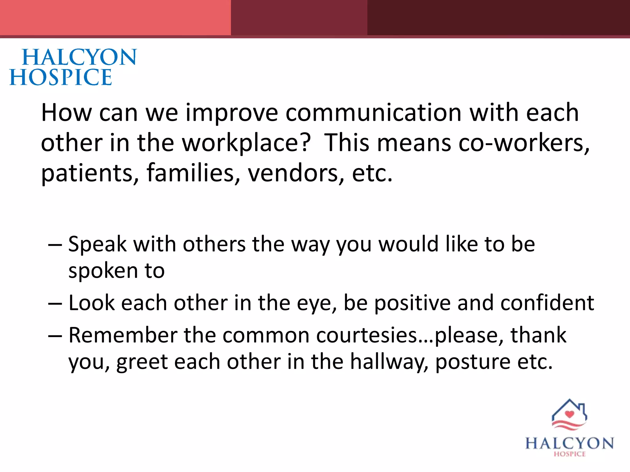 Effective Communication in Hospice | PPT