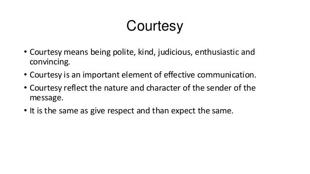 Effective communication